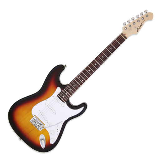 Aria STG Strat Electric Guitar Sunburst - Band Aid Music