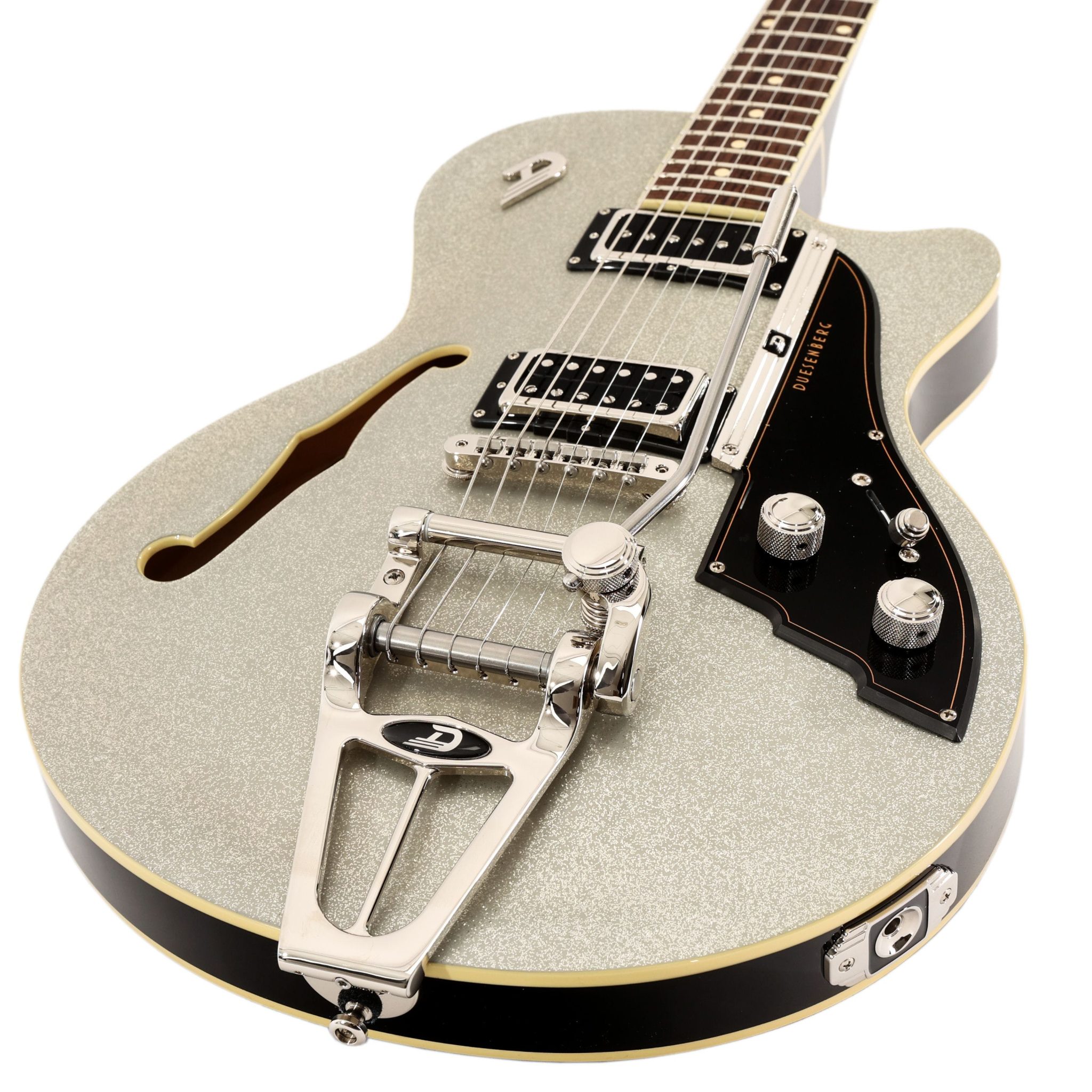 Duesenberg Starplayer TV Silver Sparkle free shipping - Band Aid Music