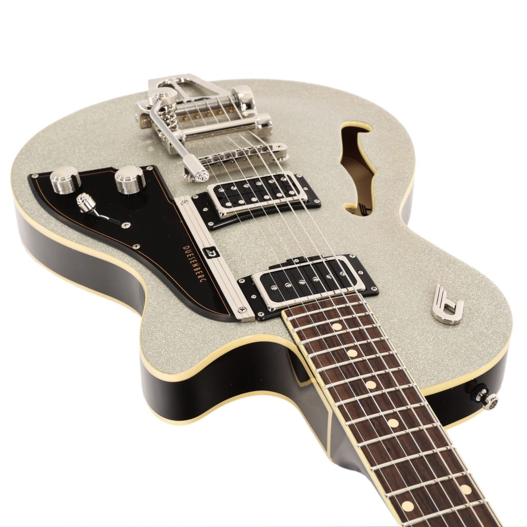 Duesenberg Starplayer TV Silver Sparkle free shipping - Band Aid Music